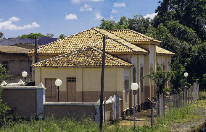 A Estação Ferroviária de Conchal, construida em 1912.